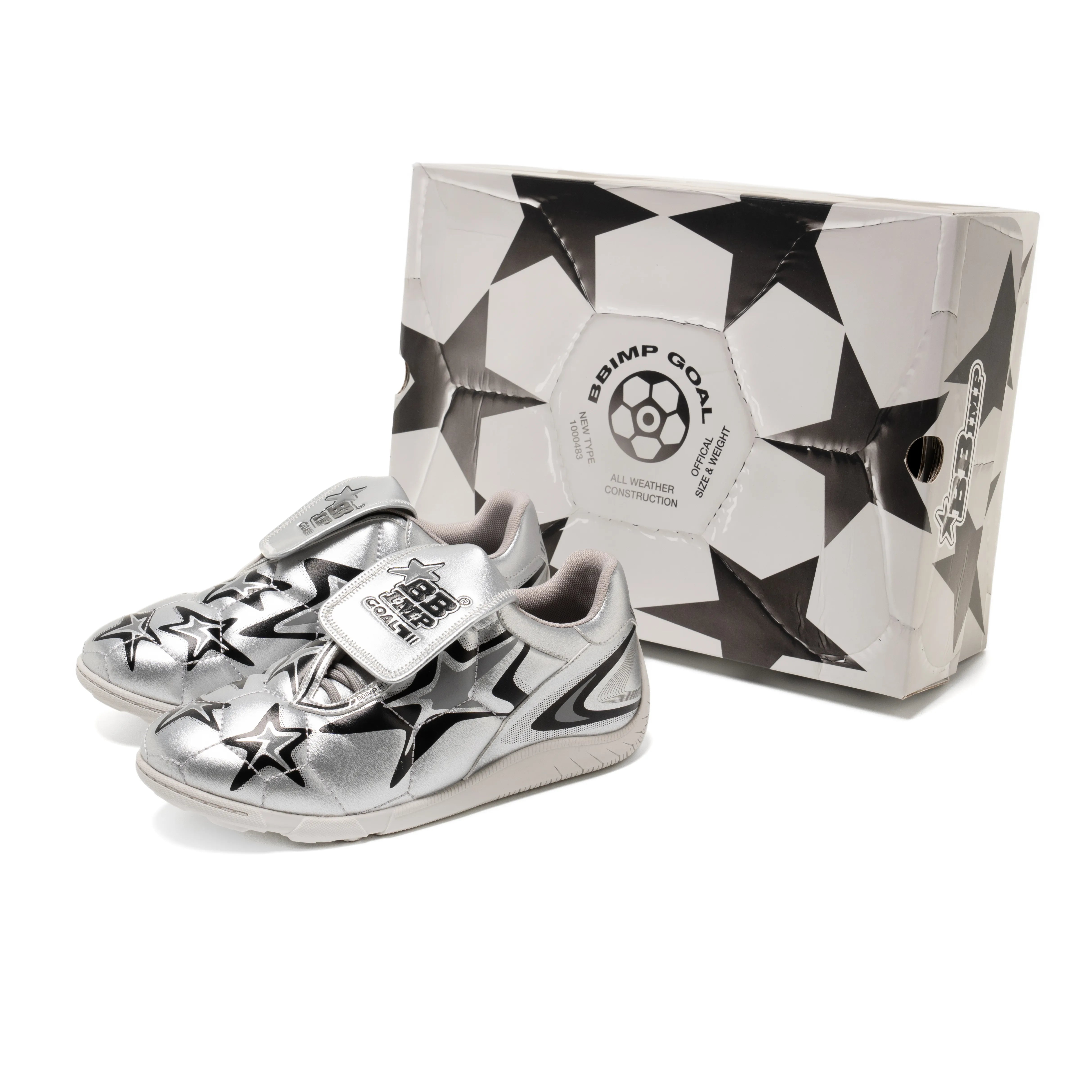 BBiMP Football Shoes Silver – OLD ORDER
